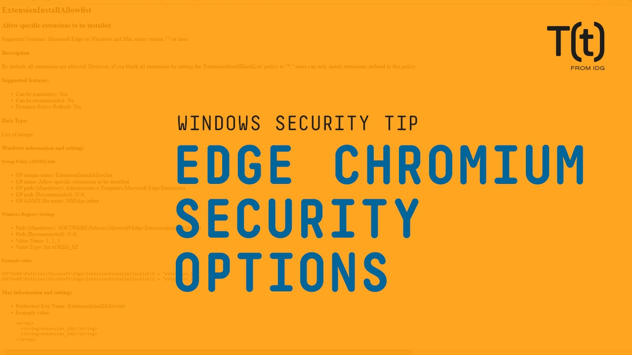 How to set up Edge Chromium security options - ThreatsHub Cybersecurity ... How to set up Edge Chromium security options - ThreatsHub Cybersecurity ...