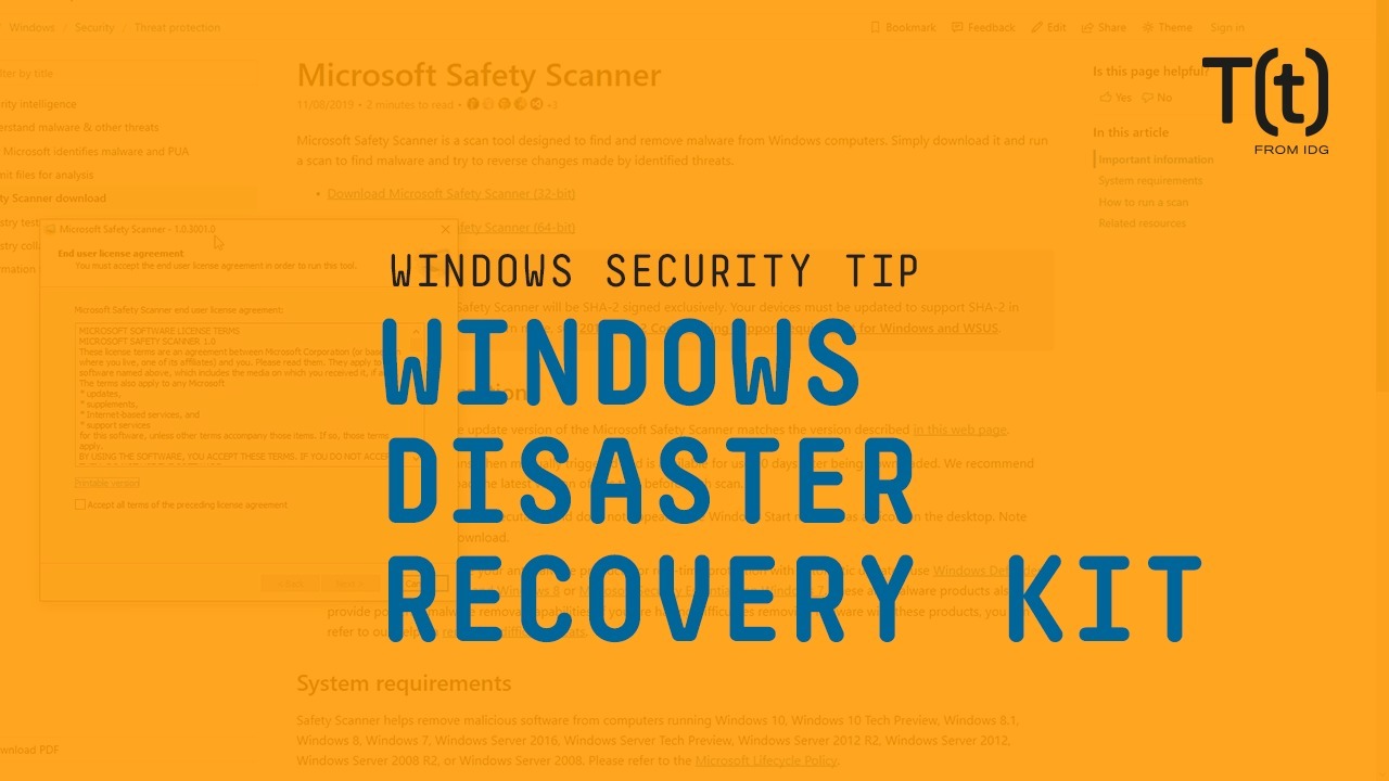 How make a Windows disaster recovery kit 2025 | ThreatsHub ...