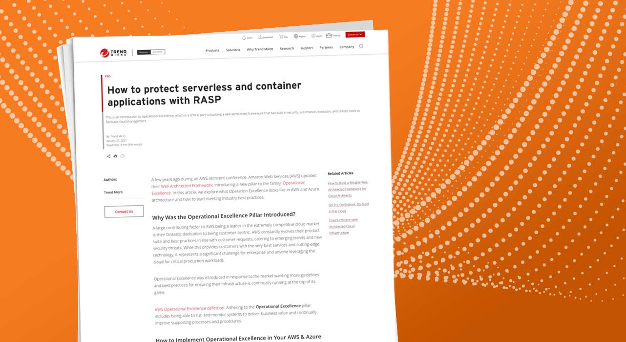 How To Protect Serverless And Container Applications With Rasp Solution Engineer Threatshub