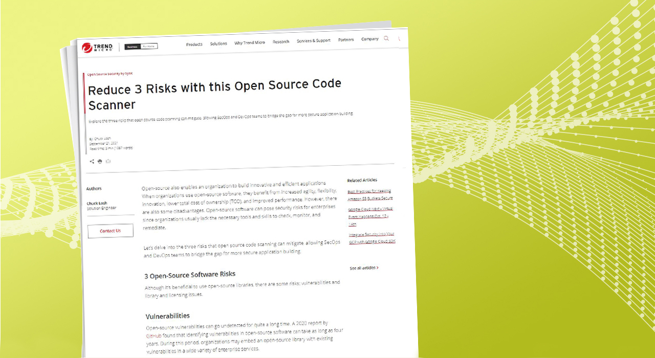 Reduce Risk with an Open Source Code Scanner Solution Engineer ...