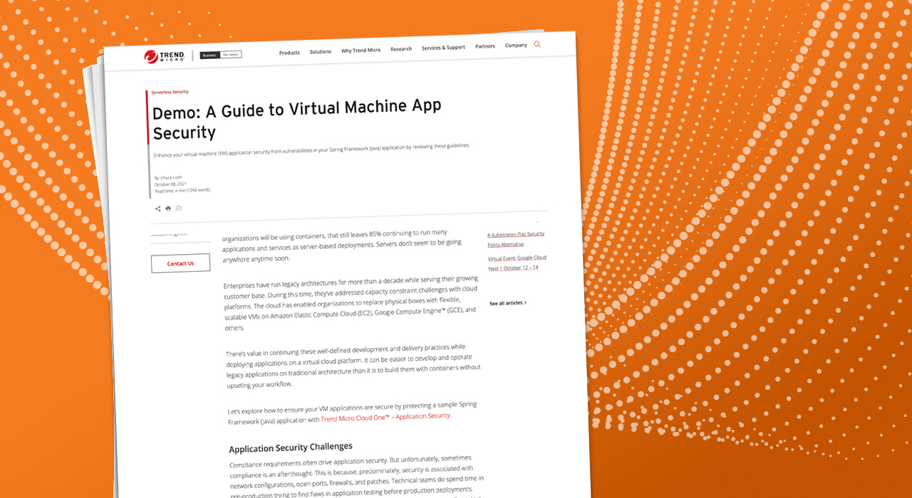 Demo: A Guide to Virtual Machine App Security Solution Engineer 2026 ...